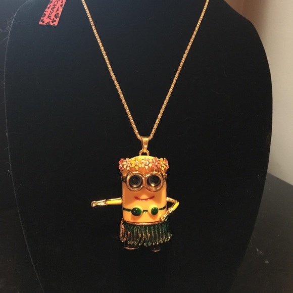 Accessories | Minion Hula Necklace Wgold Chain | Poshmark