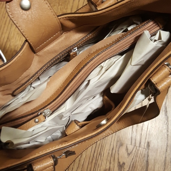 Bolo | Bags | Bolo Plaid Faux Leather Tote Handbag Cocoa | Poshmark