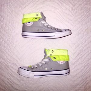 33% off Converse Shoes - Converse Neon Yellow Schwings, one pair from ...