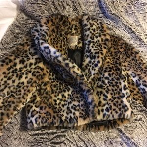 leopard print cropped jacket on Poshmark