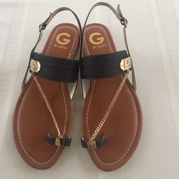 G by Guess | Shoes | G By Guess Lonely Womens Sandal With Chain | Poshmark