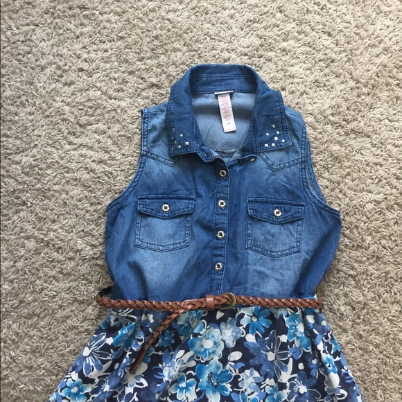 Justice | Dresses | Justice Girls Sleeveless Dress With Belt | Poshmark