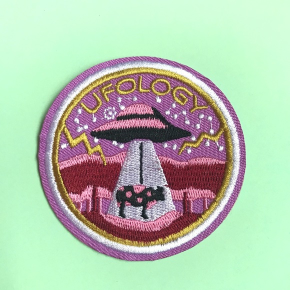 Urban Outfitters | Accessories | Ufology Alien Abduction Iron On Patch | Poshmark