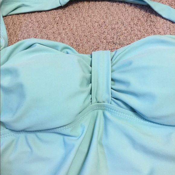 Target | Swim | Light Blue Tankini Bathing Suit Top | Poshmark