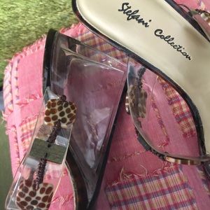Stefani Collection | Shoes | Clear Lucite Wedge Sandals8 | Poshmark