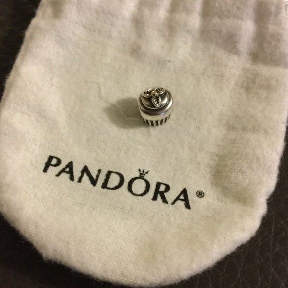 Pandora | Jewelry | Authentic Retired 2tone Pandora Cupcake | Poshmark
