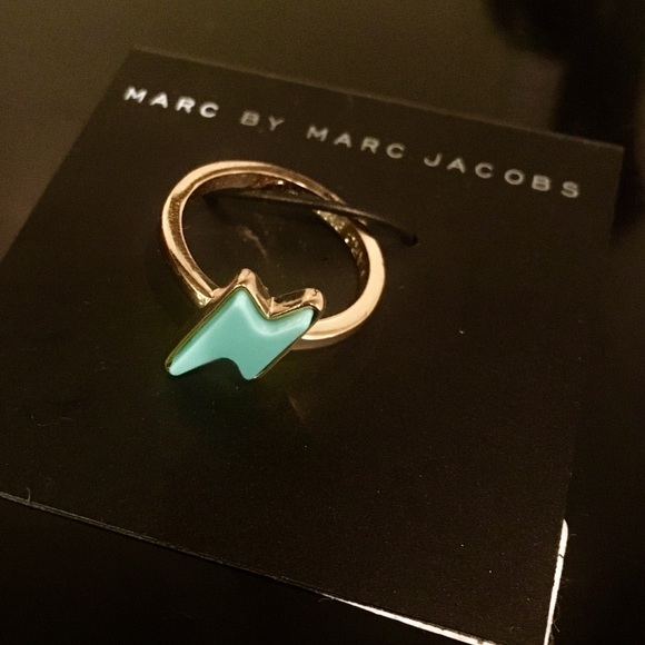 Marc By Marc Jacobs | Jewelry | Marc Jacobs 7 Jade Lightning Bolt Gold ...