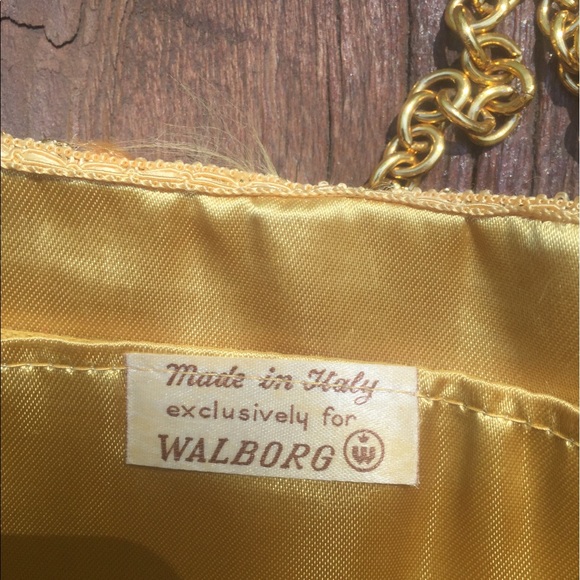 Walborg | Bags | Vintage Made In Italy Walborg Gold Threaded Purse ...
