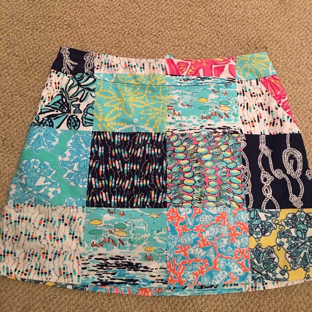 Lilly Pulitzer Patchwork Skirt - Gem