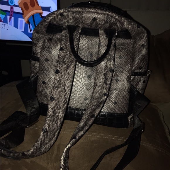 MCM | Bags | Mcm Authentic Python Skin Backpack | Poshmark