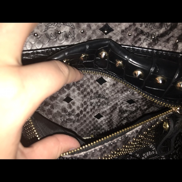 MCM | Bags | Mcm Authentic Python Skin Backpack | Poshmark