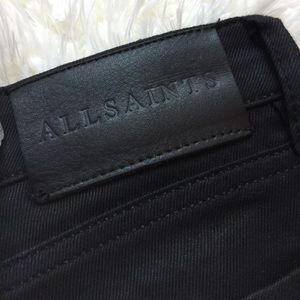 All Saints | Jeans | Nwt Allsaints Mast Black Jeans 252627 | Poshmark