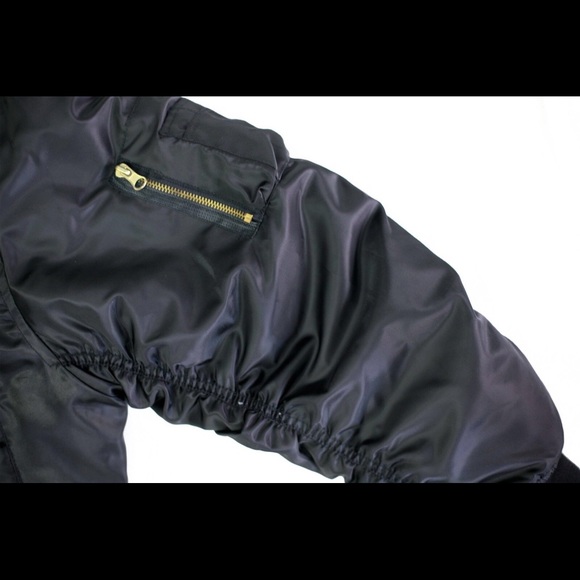 Vice | Jackets & Coats | Ma Nylon Navy Blue Reversible Bomber Jacket ...