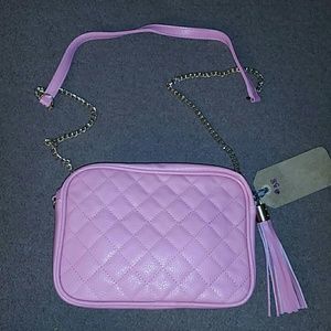 Bags | Pink Diamond Quilted Small Crossbody Purse New | Poshmark