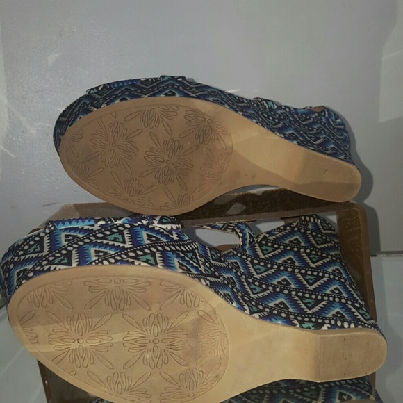 Journeys | Shoes | By Journeys Open Toe Wedges Platform | Poshmark
