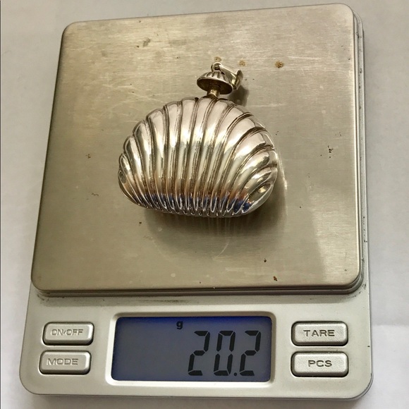 Jewelry | Elegant 925 Shell Shaped Perfume Bottle Pendant | Poshmark