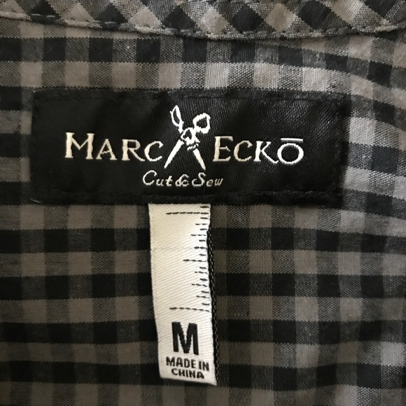 Marc Ecko | Shirts | Marc Ecko Cutsew Checked Short Sleeve M | Poshmark