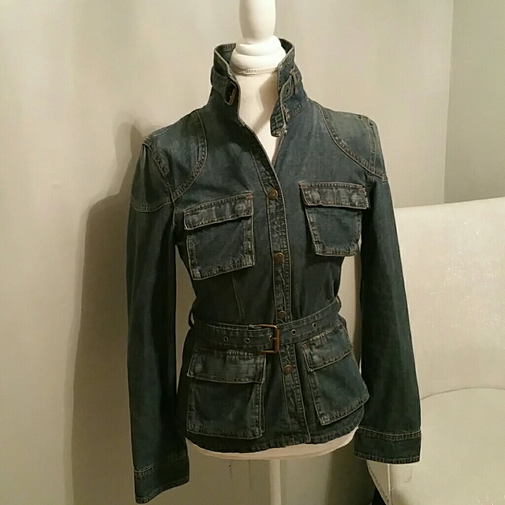 Dkny Jean Safari Jacket - Gem