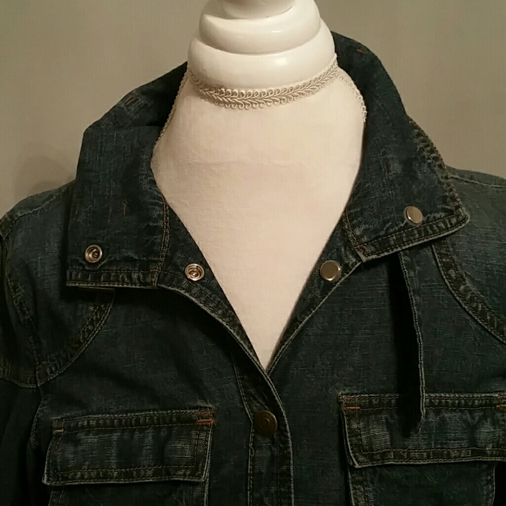 Dkny Jean Safari Jacket - Gem