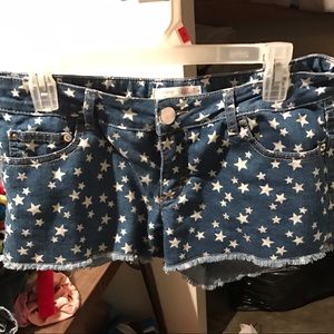Shorts | Sexxxy Blue Jean Star Short Shorts | Poshmark