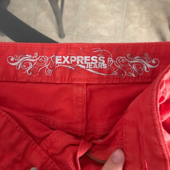 Express | Shorts | Orange Jean Shorts Donated | Poshmark