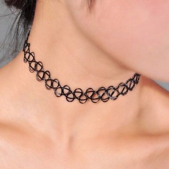 PacSun | Jewelry | 4 Pack Black Elastic Chokers | Poshmark