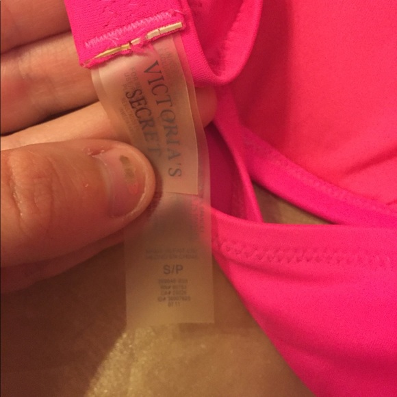 Victorias Secret Swim Victorias Secret Pink Sequin Bikini Top