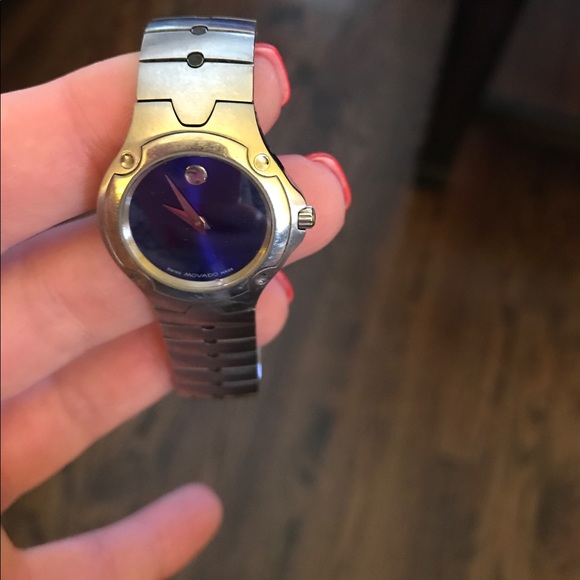 Movado | Accessories | Blue Face Movado Classic | Poshmark