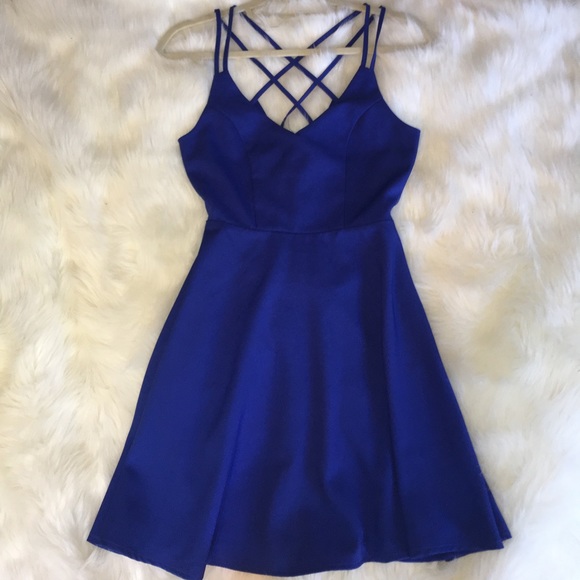Sparkle & Fade | Dresses | Sparkle Fade Claspback Cutout Skater Dress ...