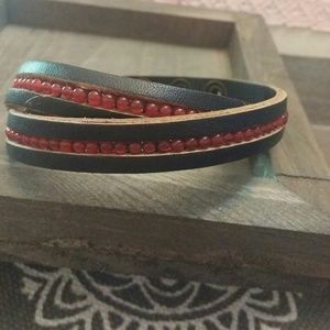 Jewel Kade | Jewelry | Jewel Kade Leather Wrap Around Bracelet | Poshmark