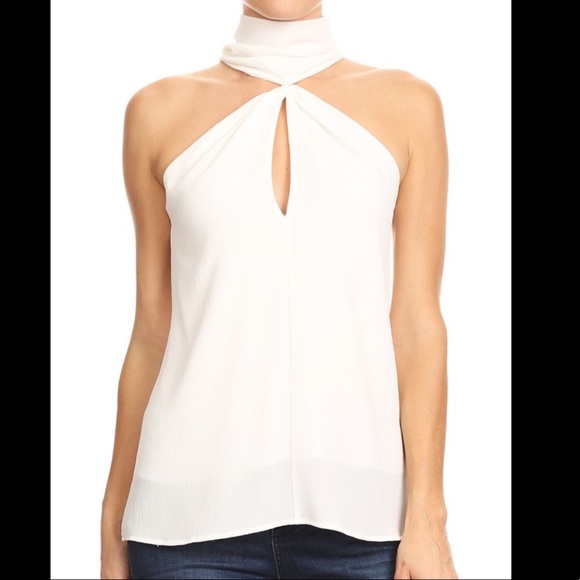 Tops | Frontback Keyhole Neck Top | Poshmark