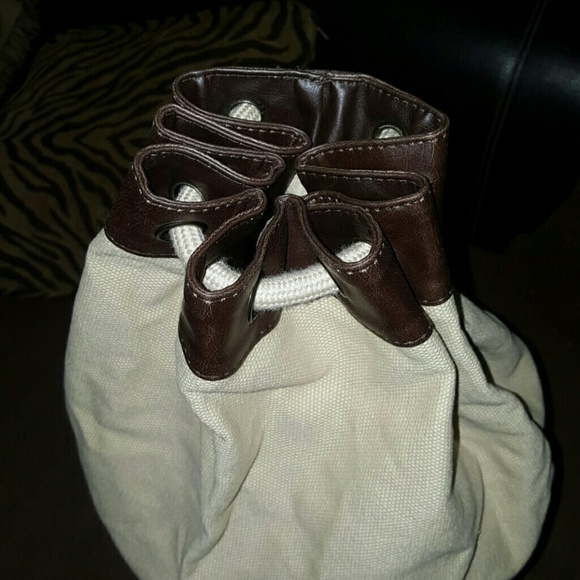 BOSS ORANGE | Bags | Boss Orange Canvas Duffle Bag With Pull String ...