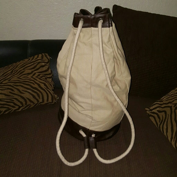 BOSS ORANGE | Bags | Boss Orange Canvas Duffle Bag With Pull String ...