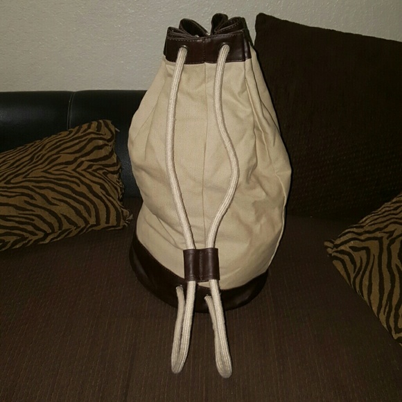 BOSS ORANGE | Bags | Boss Orange Canvas Duffle Bag With Pull String ...