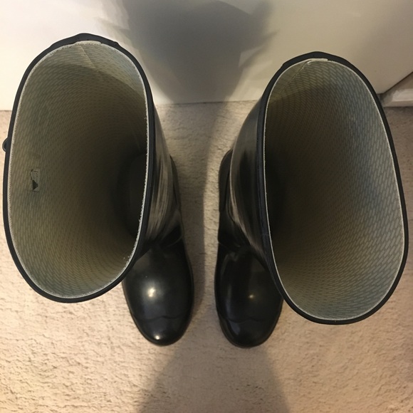 Hunter | Shoes | Hunter High Gloss Boot In Black | Poshmark