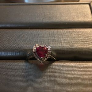 Jewelry | Ruby Heart Ring | Poshmark