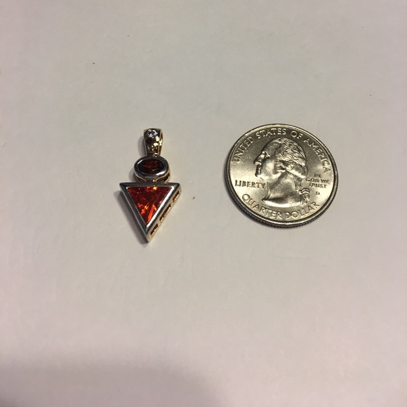 Jewelry | Pendant With Oval And Triangular Shaped Stone | Poshmark