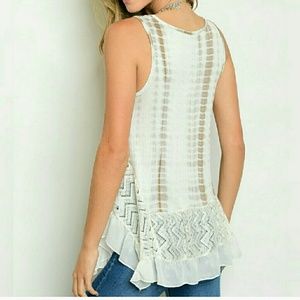 Tops | Tan Tie Dye Tunic Tank | Poshmark