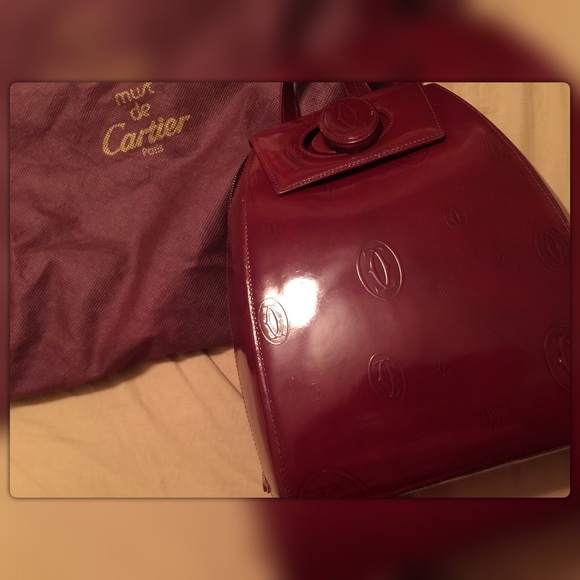 Cartier | Bags | Cartier Red Leather Backpack | Poshmark