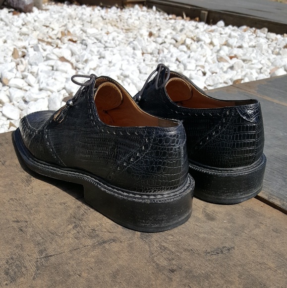 City Slicker | Shoes | City Slicker Genuine Lizard Oxfords Size 8 Rare ...