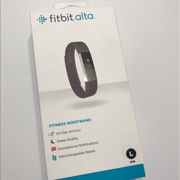 fitbit | Accessories | New Plum Fit Bit Alta Size L | Poshmark