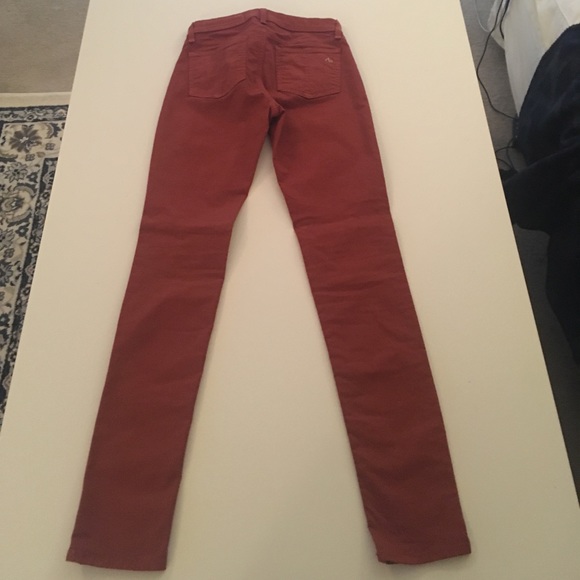 rag & bone | Jeans | Rag And Bone Burnt Orange Legging Jean Size 24 ...