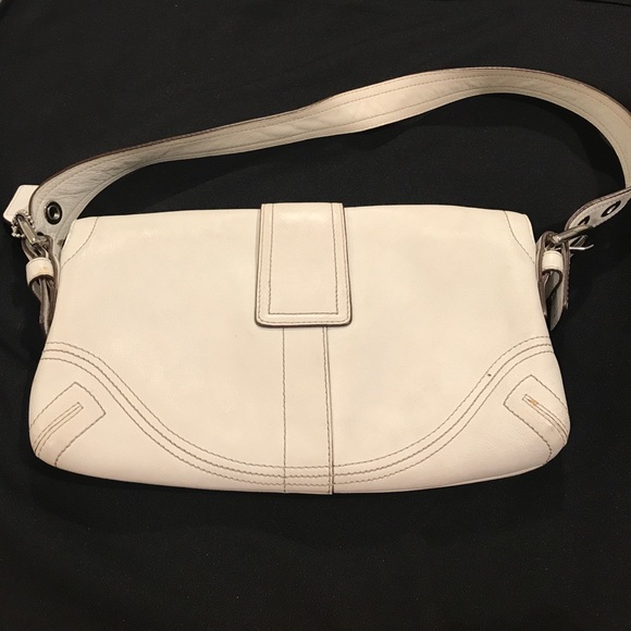Coach | Bags | Coach Shoulder Bag White | Poshmark