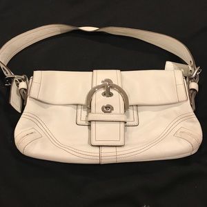 Coach | Bags | Coach Shoulder Bag White | Poshmark
