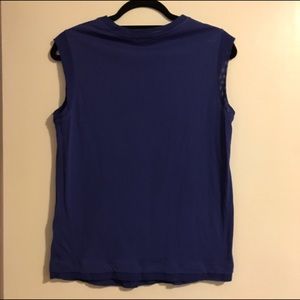 Reiss | Tops | Reiss Blue Gem Piping Top | Poshmark