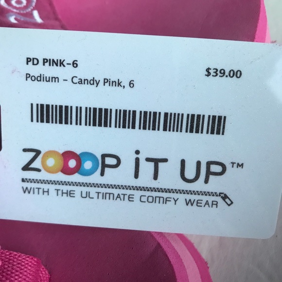 zooop it up | Shoes | Zooop It Up Pink White Podium Flip Flops 6 | Poshmark