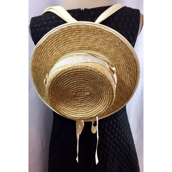 Bags | Straw Hat Crossbodybackpack Bag | Poshmark