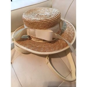 Bags | Straw Hat Crossbodybackpack Bag | Poshmark