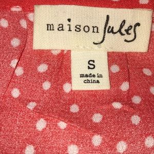 Maison Jules | Dresses | Nwot Maison Jules Printed Midi Dress Size S ...
