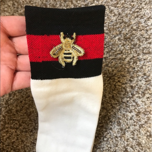 Gucci | Underwear & Socks | Bee Embellished Socks | Poshmark